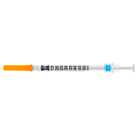 Insulin Syringe with Retractable Safety Needle, Box of 100 | Australian ...
