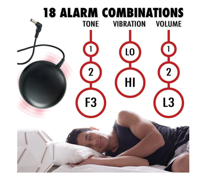 Wake ‘N’ Shake Loud Alarm Clock with Shaker | Australian Health Care