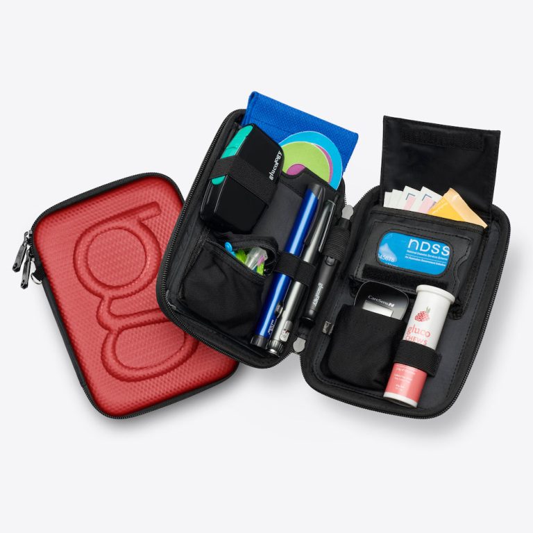Glucology Diabetes Travel Cases | Textured Red, Classic | Australian ...