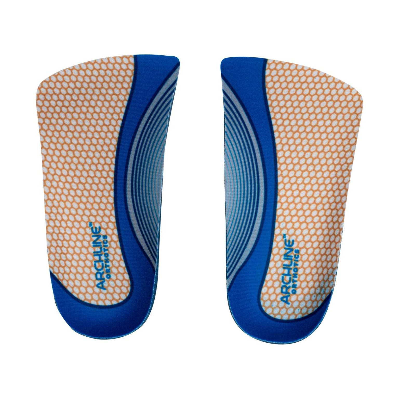 ARCHLINE 3/4 Slim Orthotics Plantar Fasciitis Insoles Balance Support ...