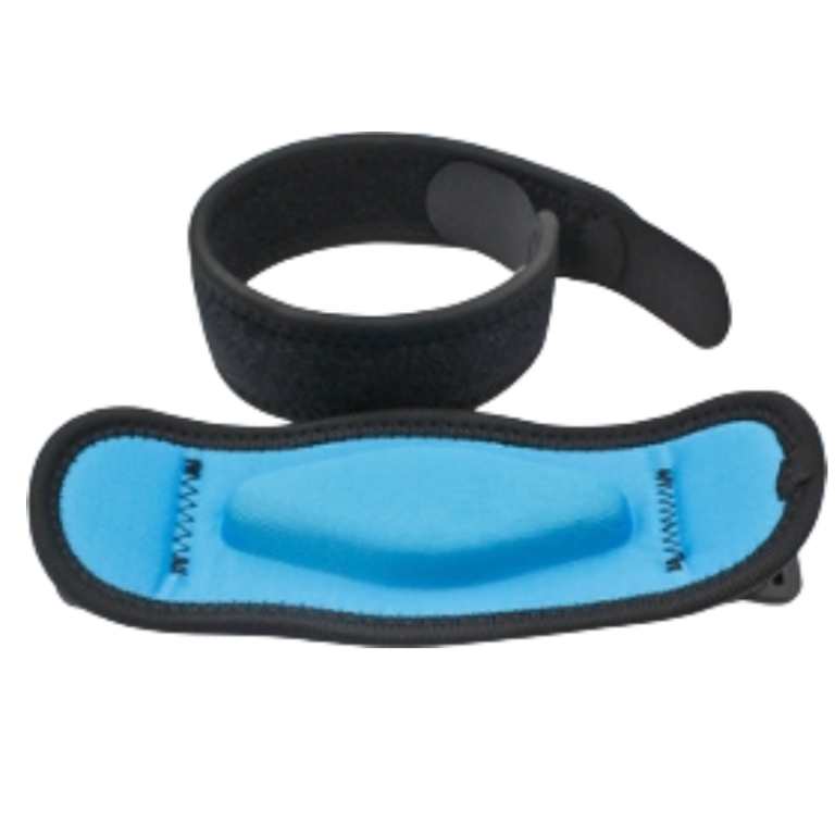 Two-Pair Blue Adjustable Compression Elbow Brace with Thick Sponge ...
