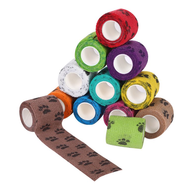 Pet Medical Therapy Self Adhesive Bandage Set(12 Volumes：5CM*4.5M ...